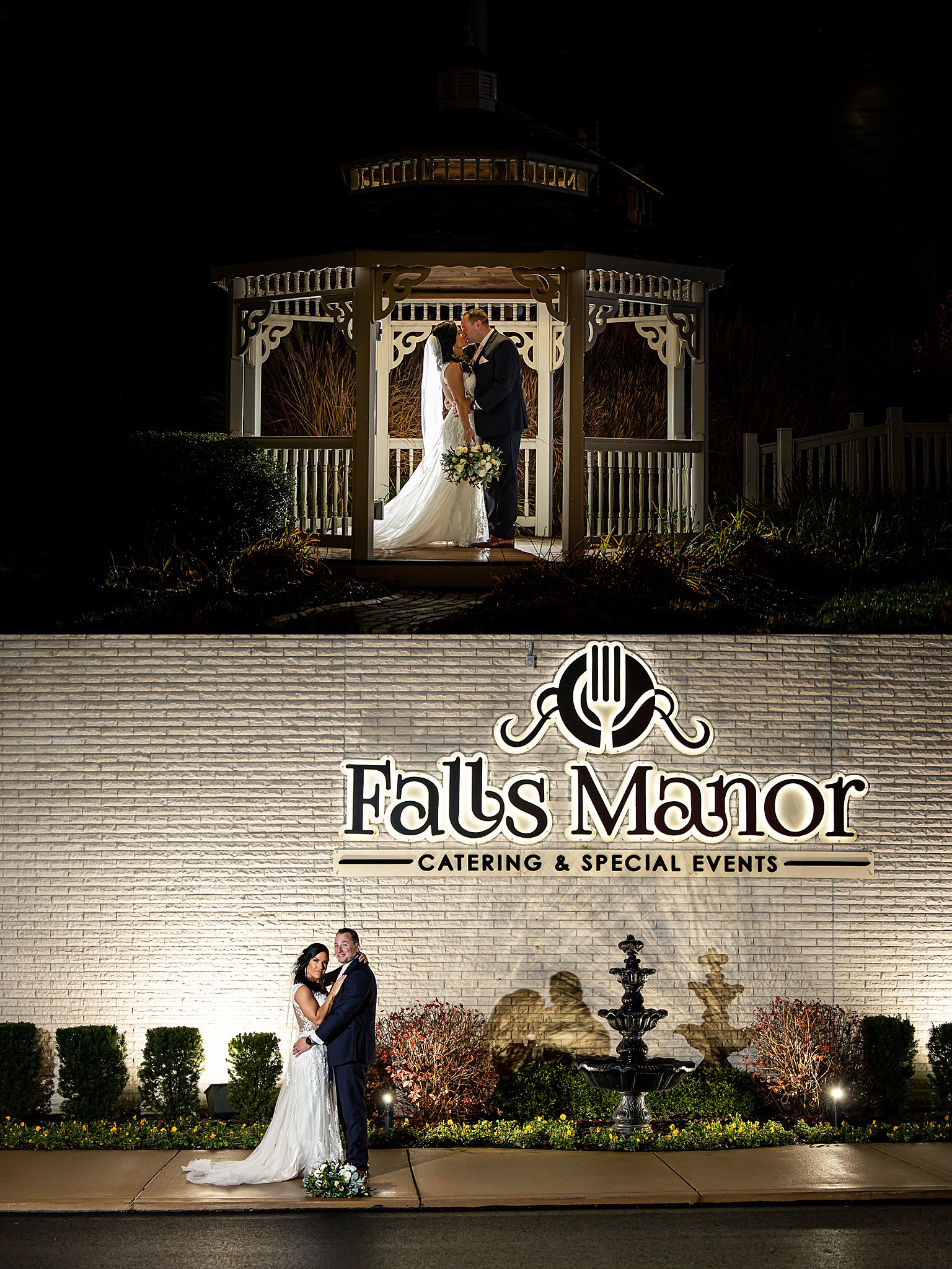 December Wedding at Falls Manor || Bucks County Wedding Photographer ...